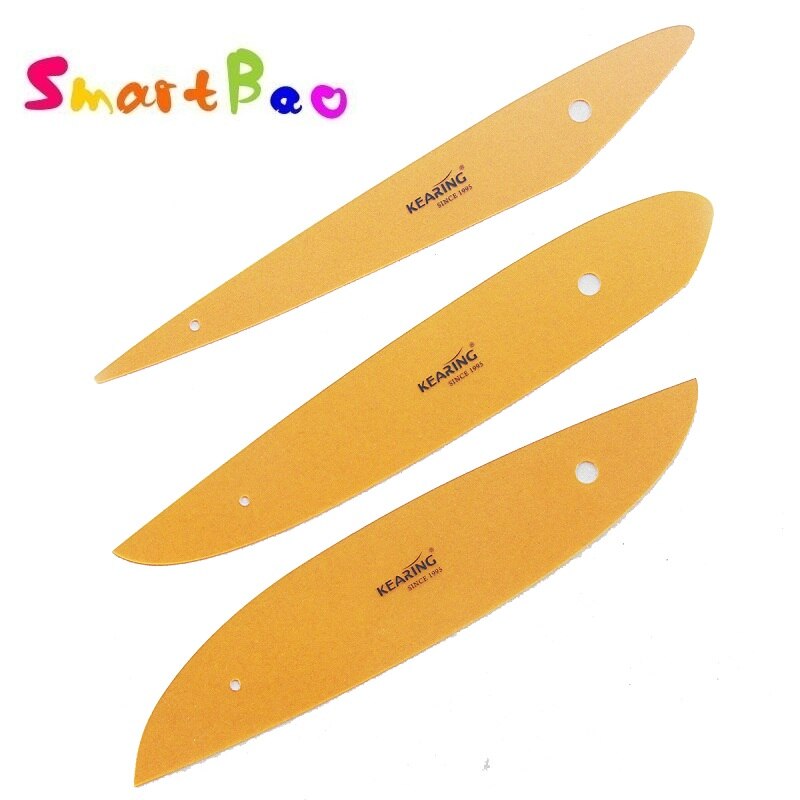 3pcs/Set Fashion French Curve Ruler Flexible Drawing Pattern Ruler ...