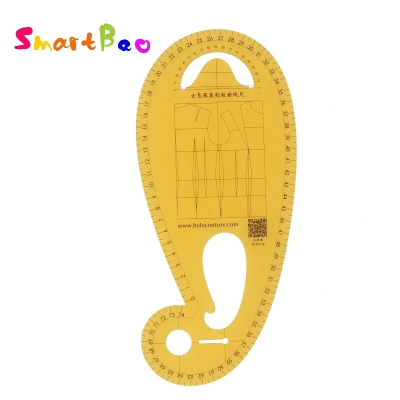 Guide Ruler to Pattern Making Fashion Design Ruler Clothing Curve Arm ...