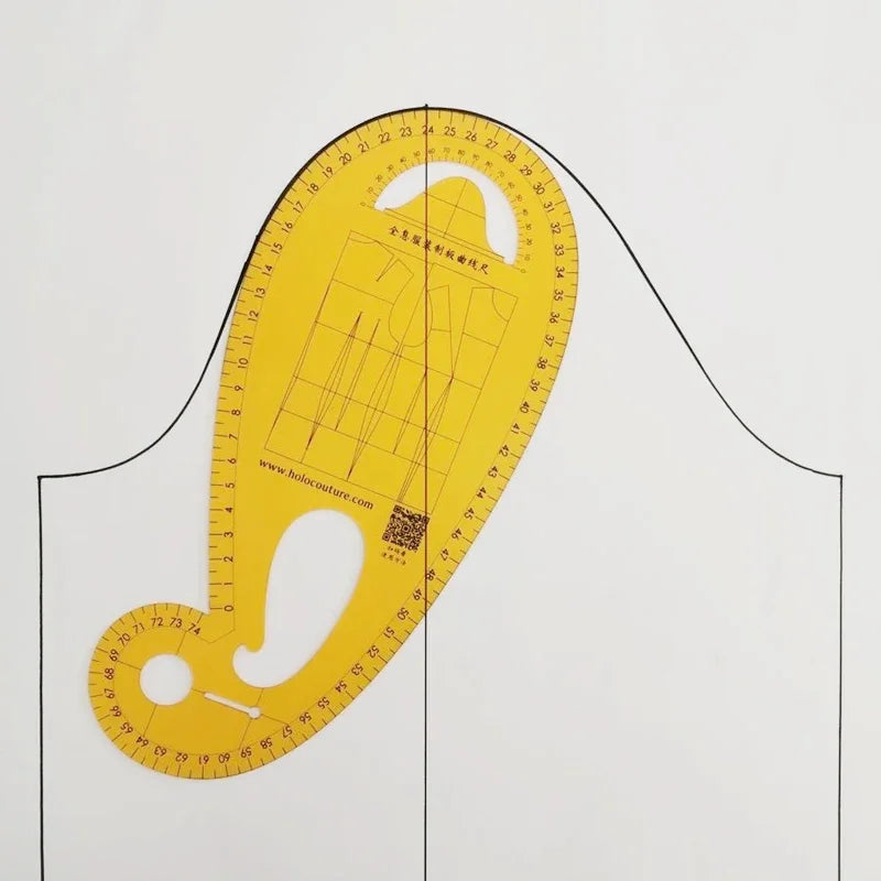 Guide Ruler to Pattern Making Fashion Design Ruler Clothing Curve Arm ...