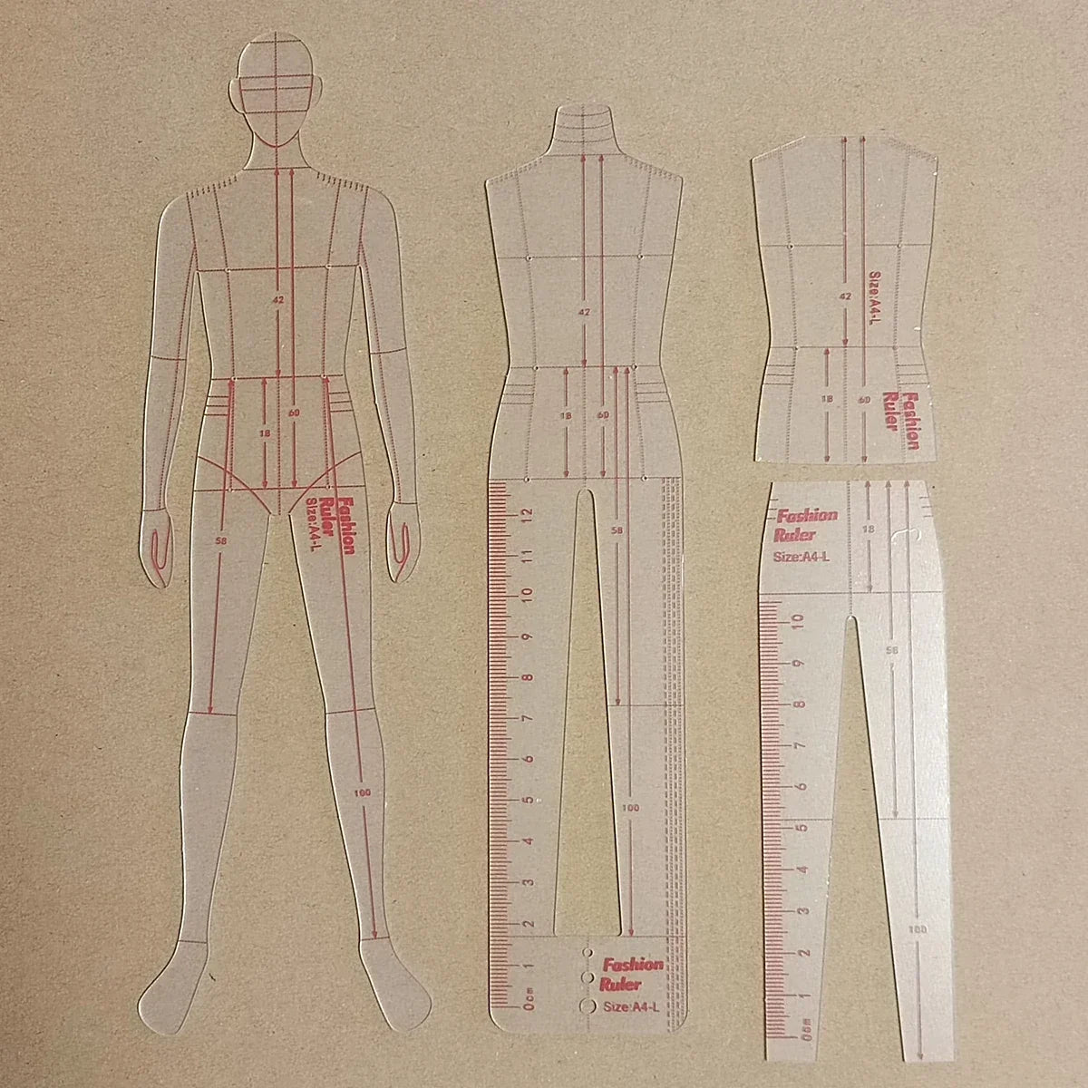 Man Fashion Design Template Male Fashion Illustration Rulers Durable ...