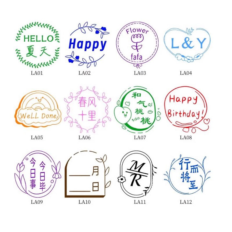 Personal Name Stamp Handwritten Signature Seal – clocore