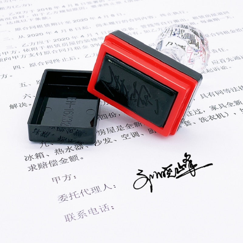 Personal Name Stamp Handwritten Signature Seal – clocore